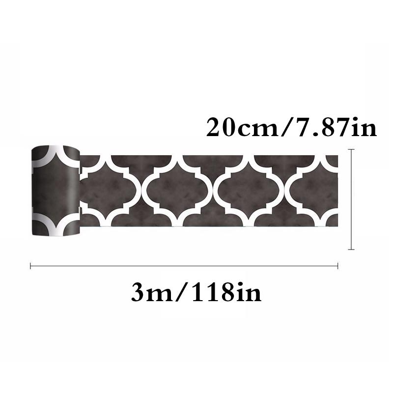 Buy 20*300CM DIY Wall Sticker Wood Pattern Waterproof PVC Tiles ...