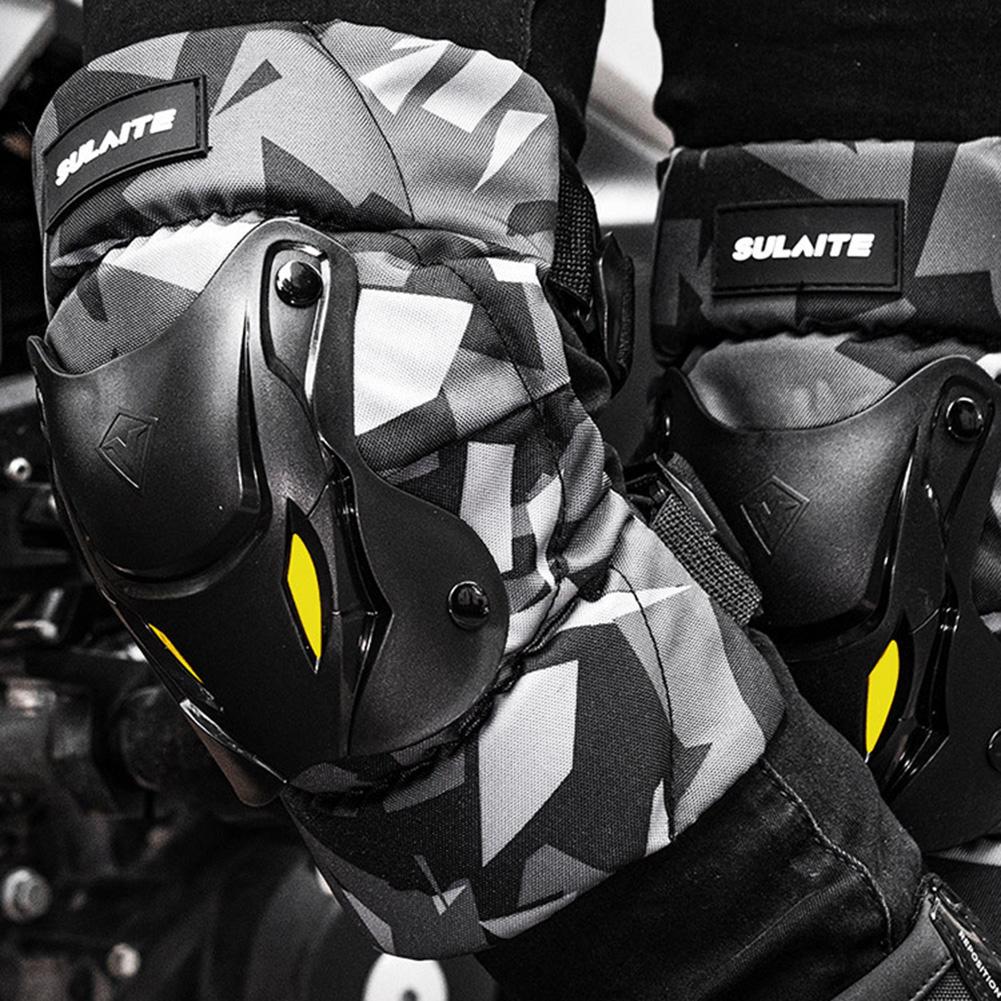 Buy SULAITE Winter Motorcycle Elbow Knee Pads Riding Protective Gear ...