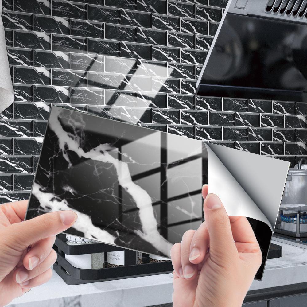 Buy 12Pcs 3D Crystal Tile Sticker Self-adhesive Waterproof Imitation ...