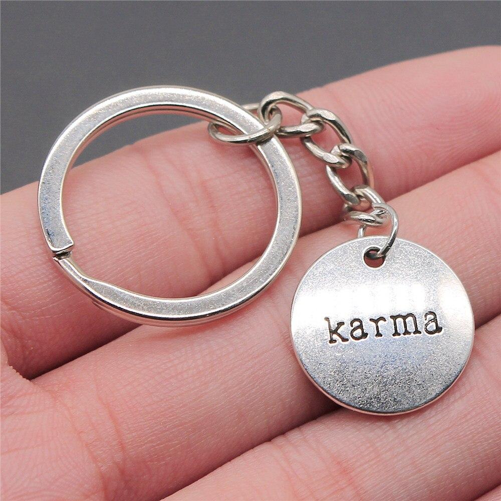 Cheap 1 Piece 20mm Karma Charms Keychains Kids Birthday Gift | Joom