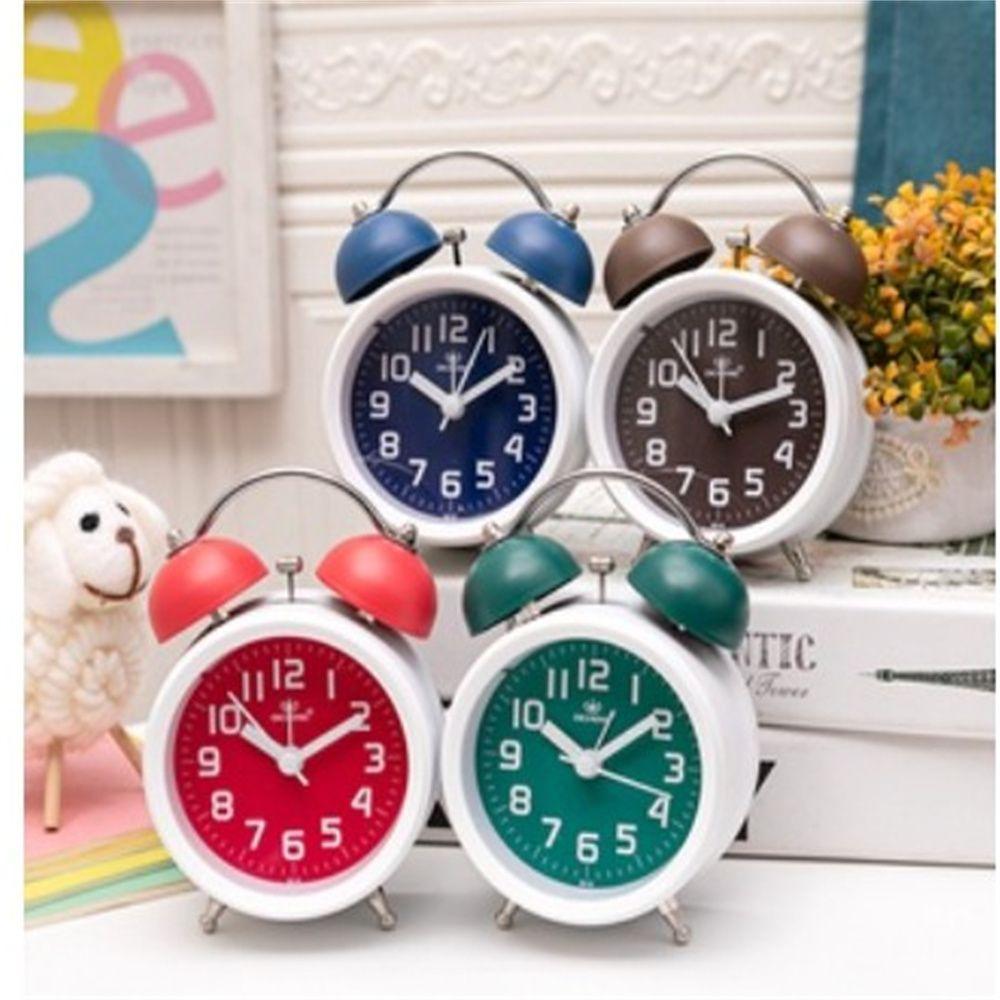 Buy Mini Alarm Clock Creative Silent Clock Nordic Quartz Alarm Clock ...