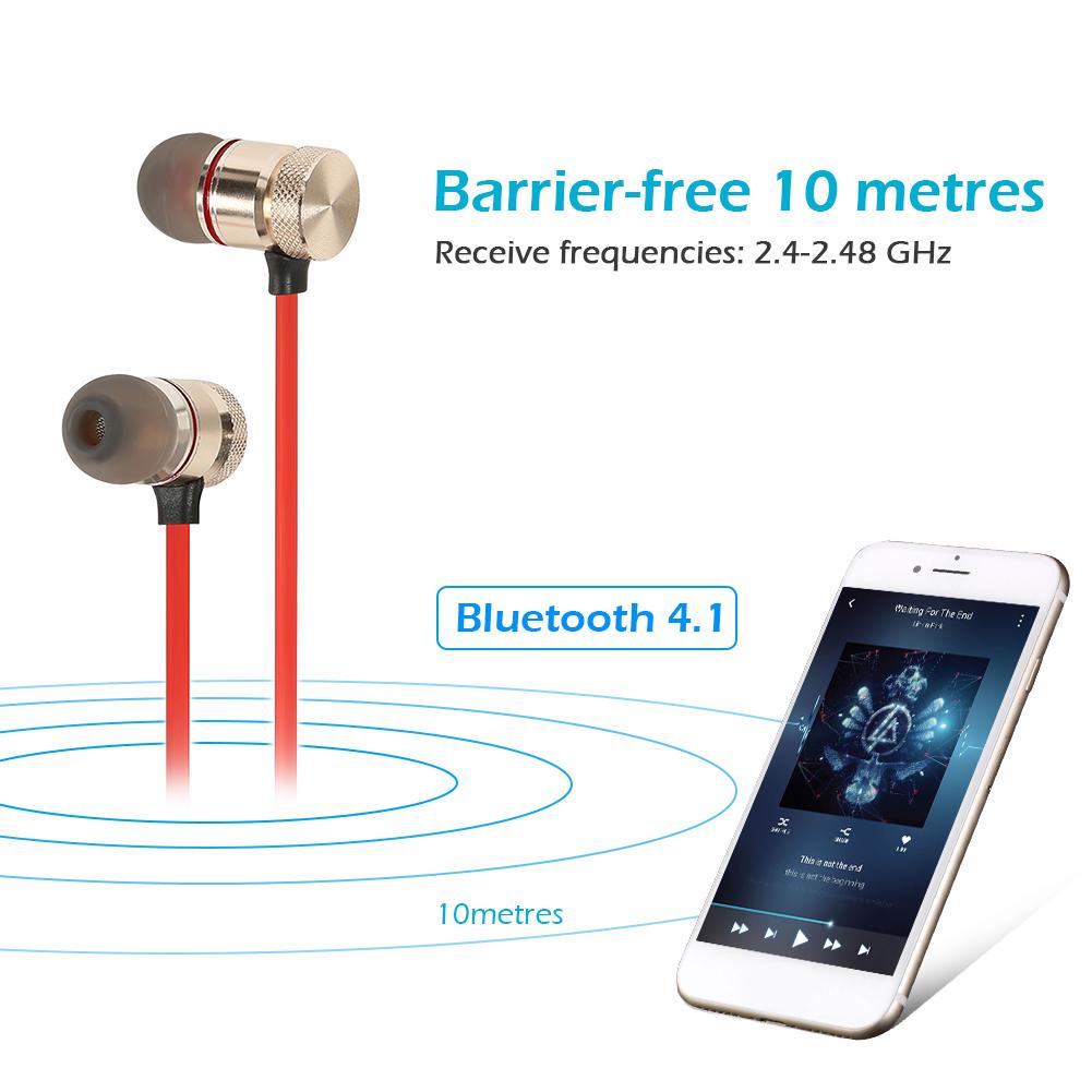 Buy M5 Wireless Bluetooth Earphones Magnetic Attraction Handsfree ...