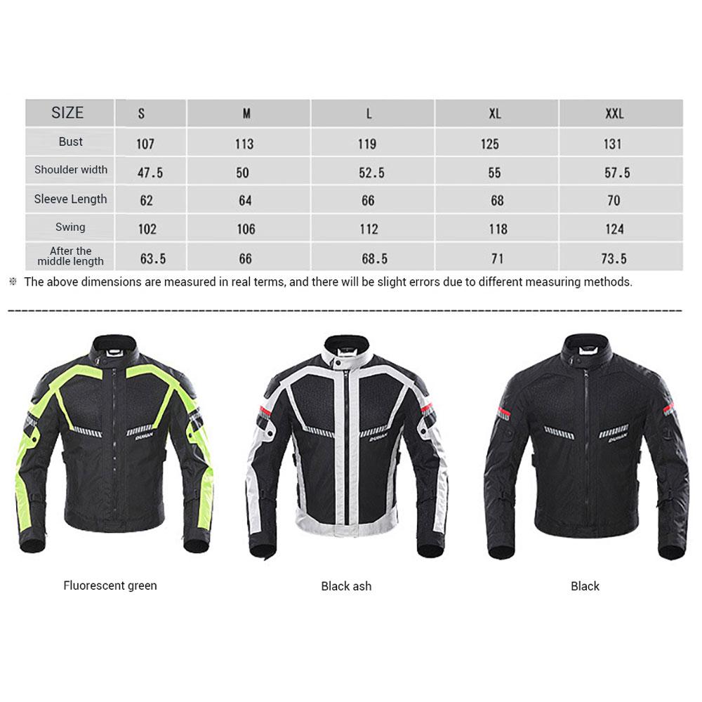 Buy DUHAN Motorcycle Jacket Summer Men Moto Motocross Jacket Protective ...