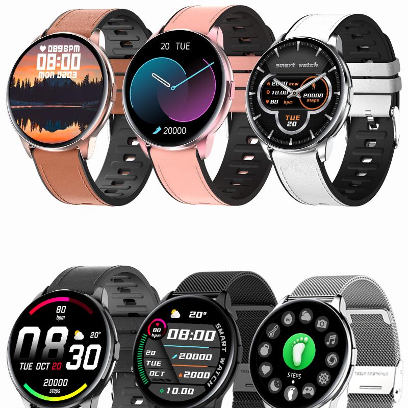 Buy Round Screen Multifunctional Smart WatchHeart Rate Health Smart ...