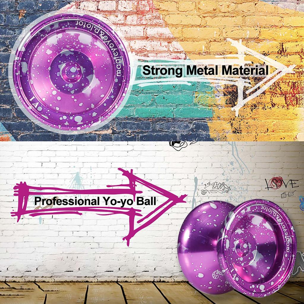 Buy Magicyoyo Unresponsive Yoyo Metal Professional Yoyo Ball With Extra ...