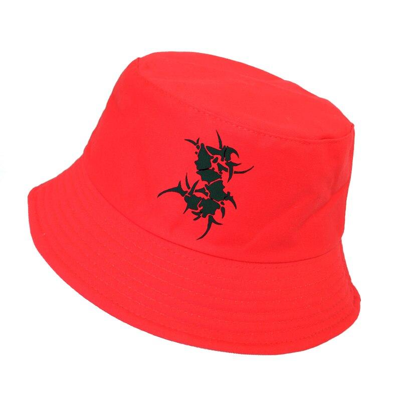 Cap Metal Punk Bucket Hat Cotton Heavy Metal Band Hat Men Women Summer ...