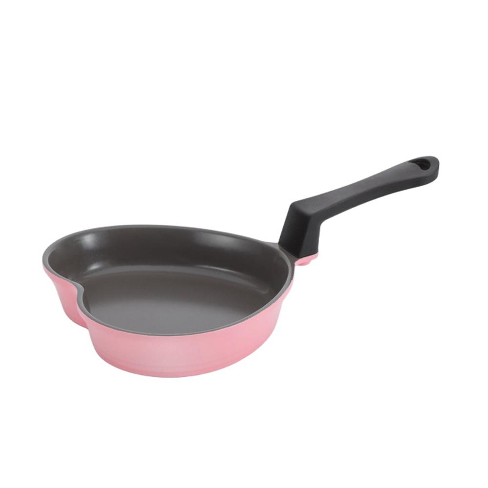 Mini Love Frying Pan Baby Food Supplement Cooking Pot Pink Small Wok ...