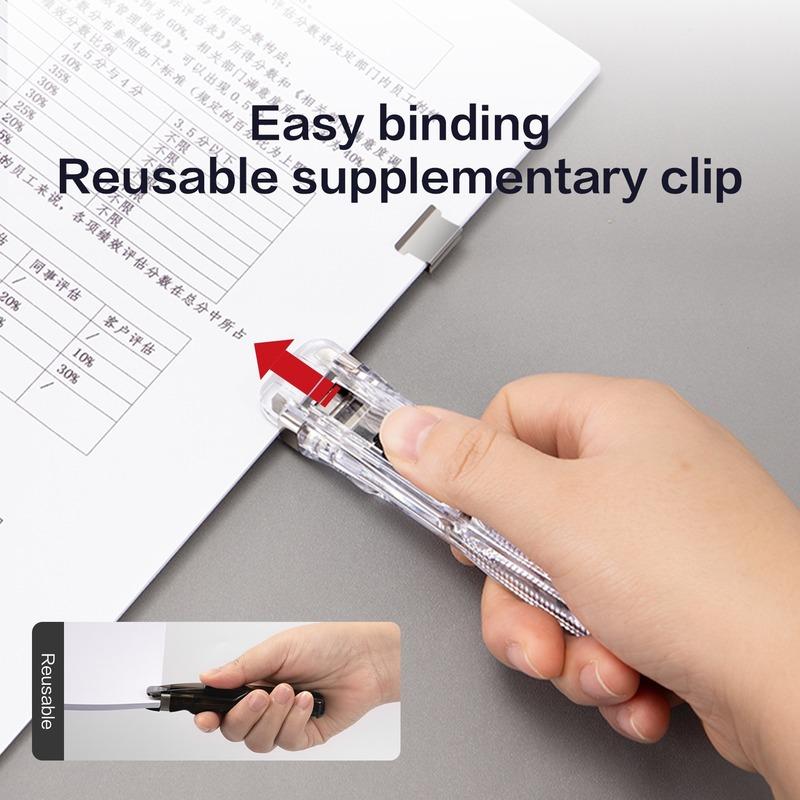 Cheap Handheld Pusher with Refill Metal Stapler Pusher for Document ...