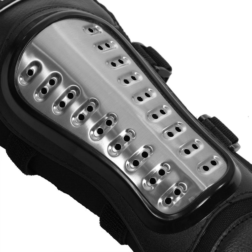 Buy 2 Pcs Stainless Steel Motorcycle Motocross ATV Adults Knee Pads ...