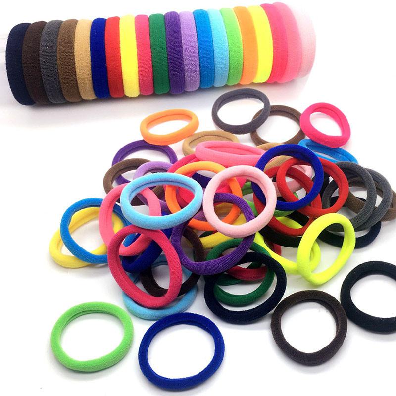 Buy Lots 50Pcs Women Girl Hair Band Ties Elastic Rope Ring Hairband ...