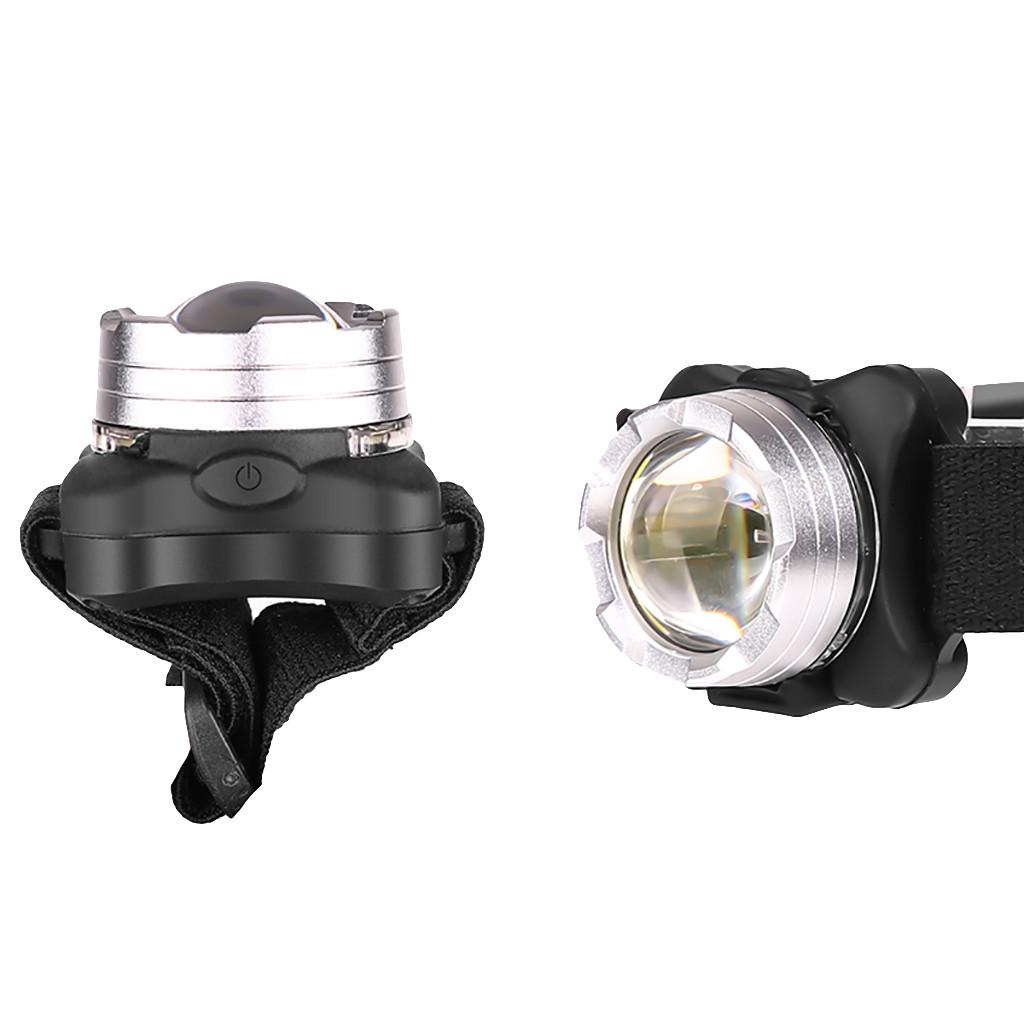 Buy LED Mini Headlight Outdoor Red White Light USB Charging Light ...