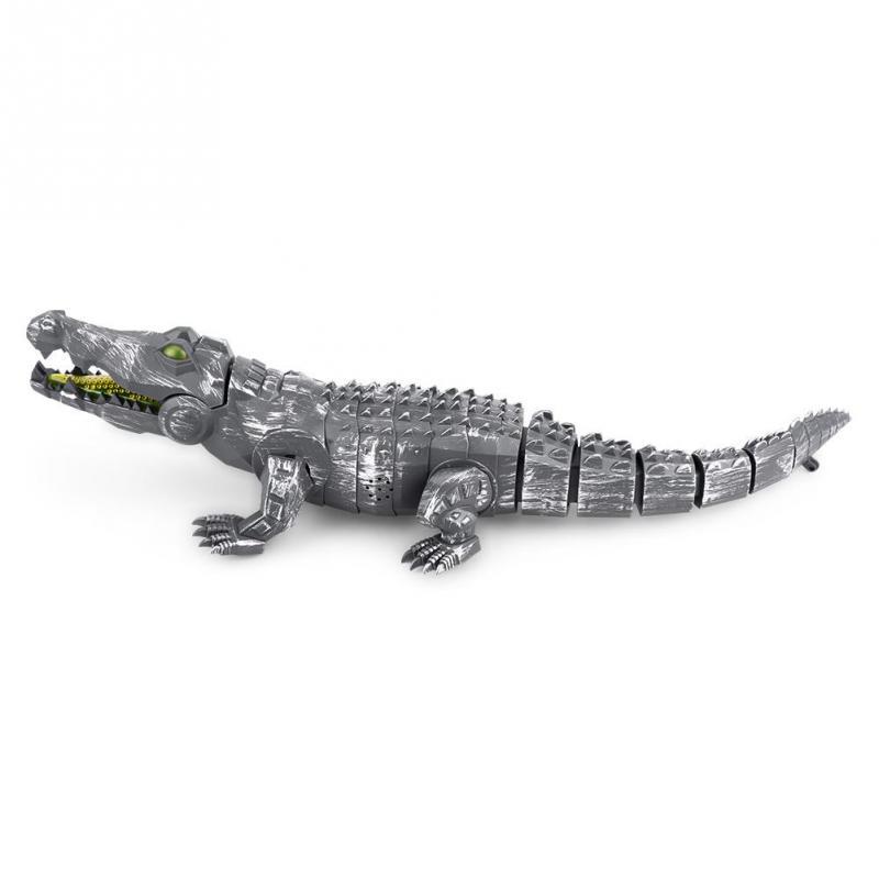 Buy Electronic Mechanical Crocodile Model Toy Battery Operated Walking ...
