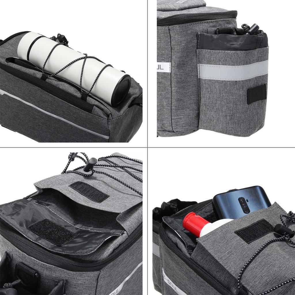 Buy Insulated Cooler Bag Cycling Bicycle Rear Rack Storage Luggage Bag ...