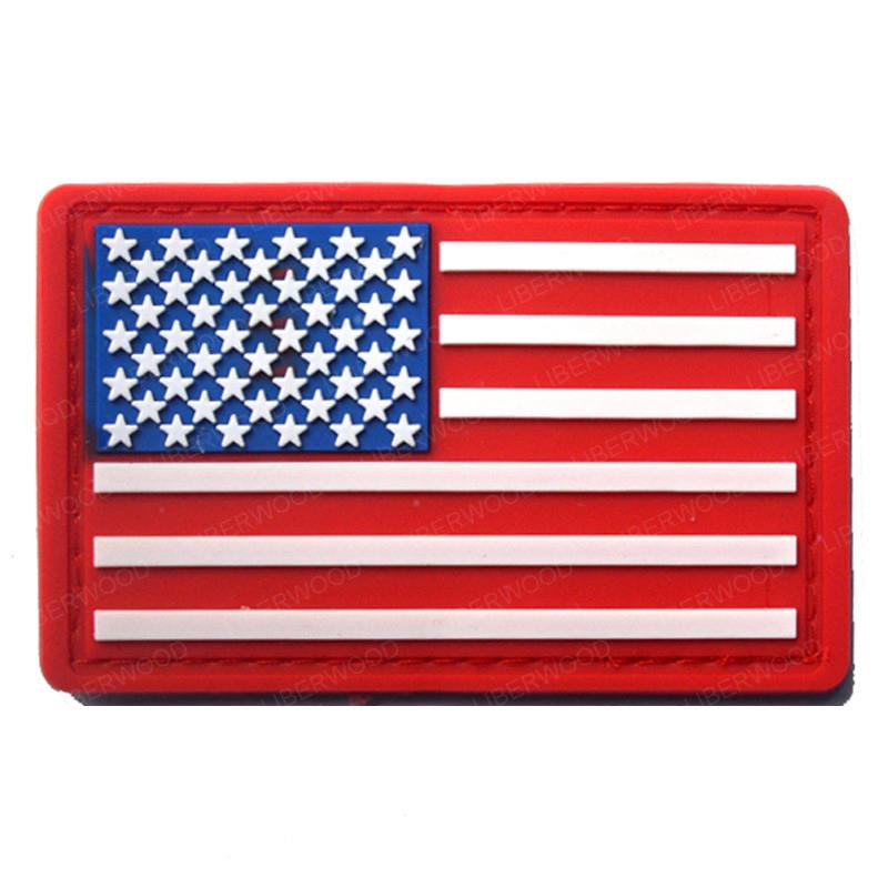 Buy PVC Flag Patch UK Spain France Germany Italy American USA US Canada ...