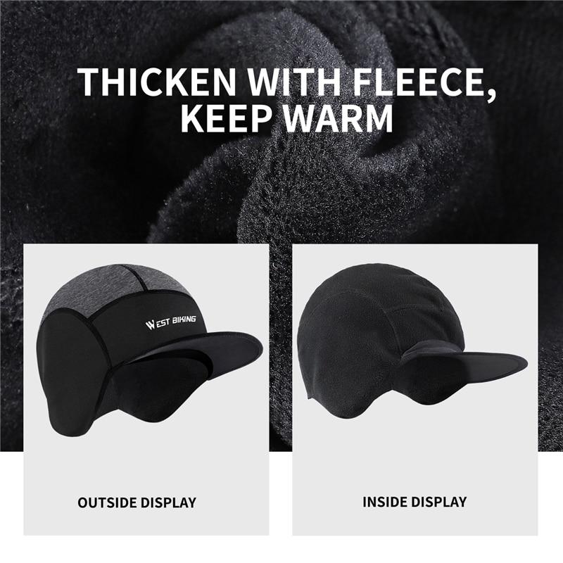 Winter Cycling Caps Reflective Ear Protection Men's Bicycle Snowboard ...