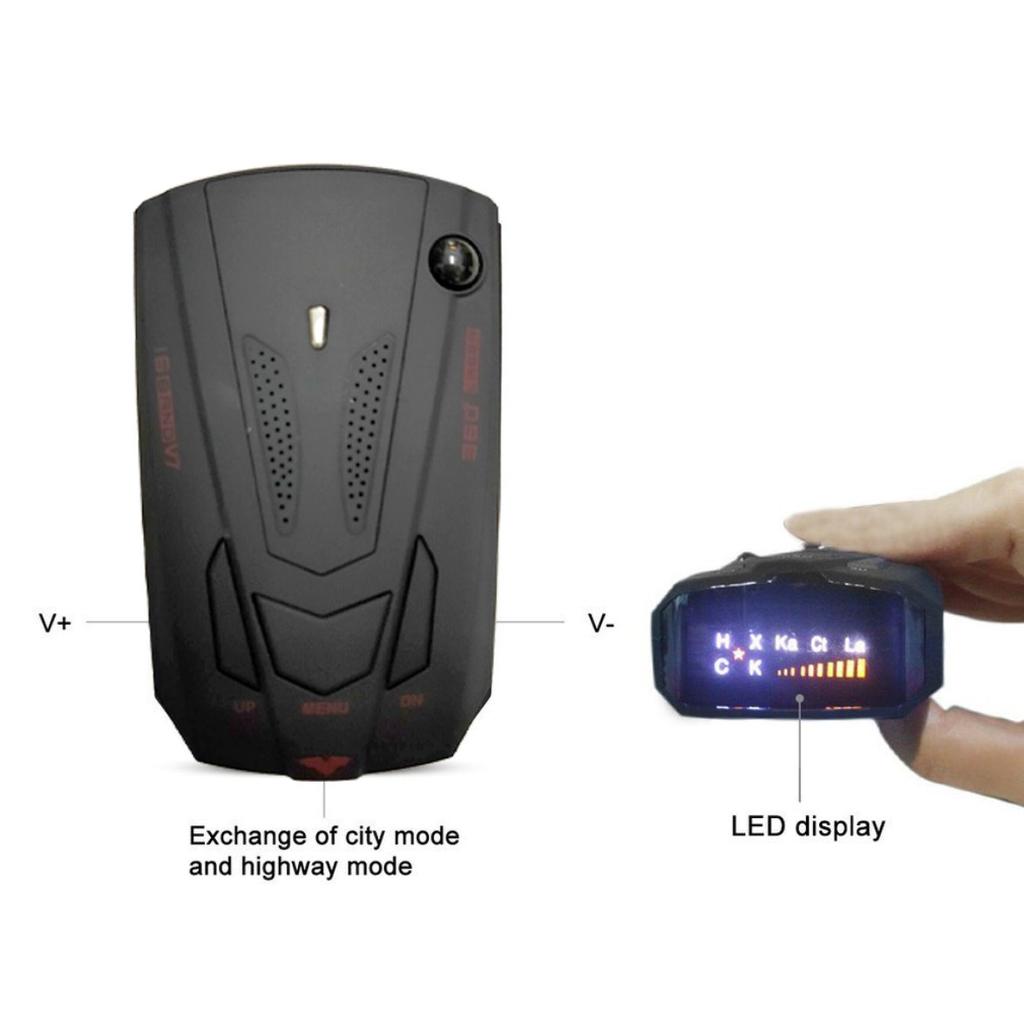 Buy LLLR V7 Radar Detector With LED Display 360 Degree Laser Detection ...