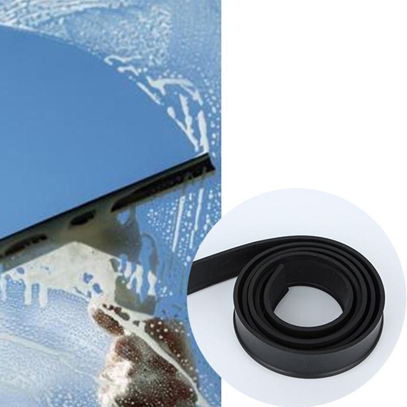 105cm Black Window Cleaner Rubber Strip Glass Cleaning Wiper Scrubber ...