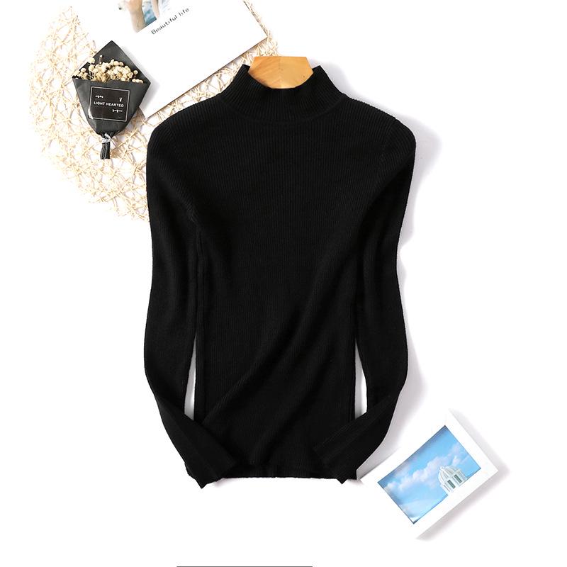Buy Outdoor Warmer Women Sweaters Pullovers Sweater Knitted Elasticity ...