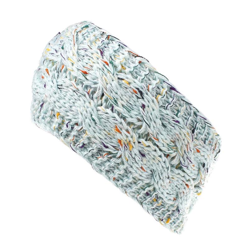 💰Köp billigt online Women Woolen Yarn Elasticity Dot Headband 1PC ...