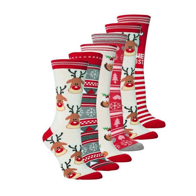 Santa Claus Christmas Socks Women'S Socks uygun fiyatlı satın alın ...