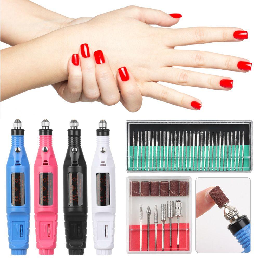 Buy Care Grooming Manicure Pedicure Tools Nail Art Drill Kit Electric Nail Files Nail Drill ...