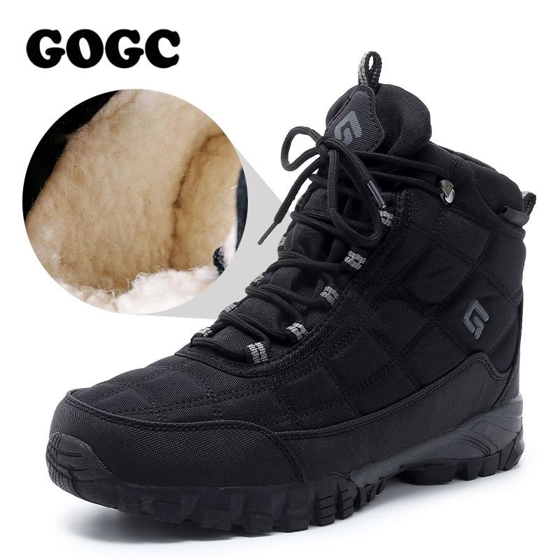 Buy GOGC Men Winter Shoes Warm Winter Shoes for Men nylon Winter Boots ...