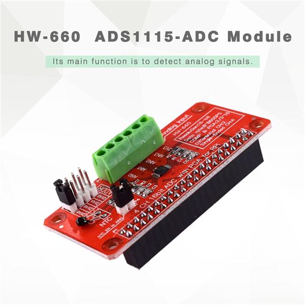 Buy HW-660 3.3V ADS1115-ADC Module Programming Supplies For Raspberry ...