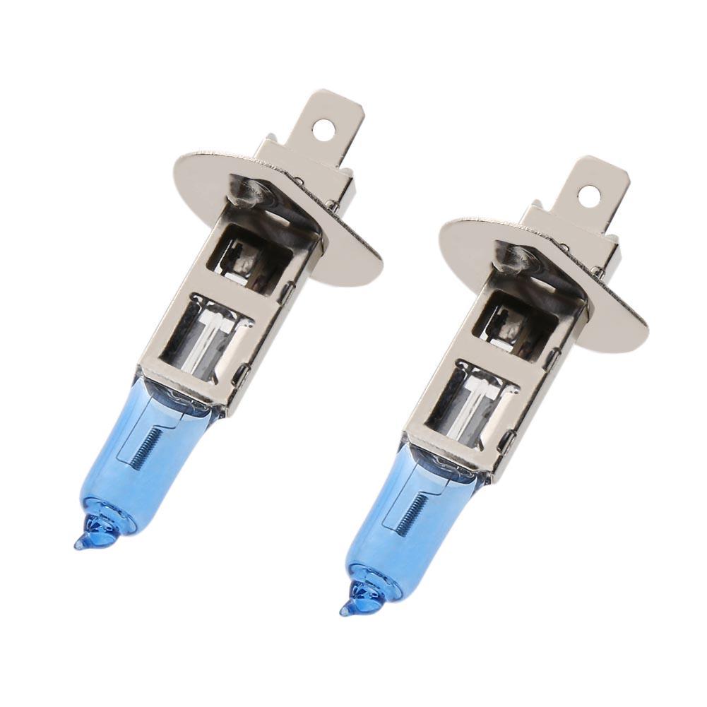 Buy 2pcs H1 12V 100W Blue Halogen Xenon Light Bulbs for Car Headlamp ...