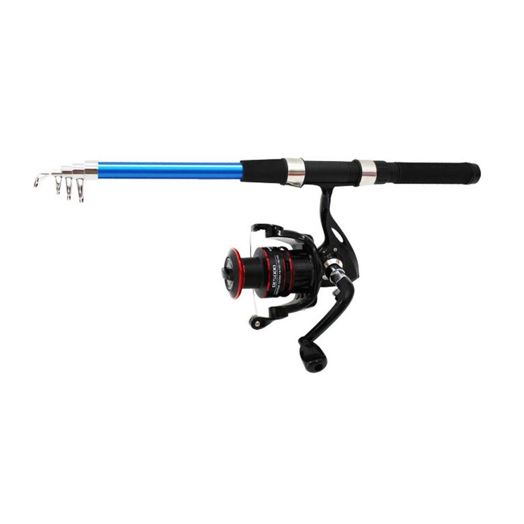 Buy 1.8M 2.1M 2.4M 2.7M 3M Telescopic Fiberglass Fish Pole With 200 ...