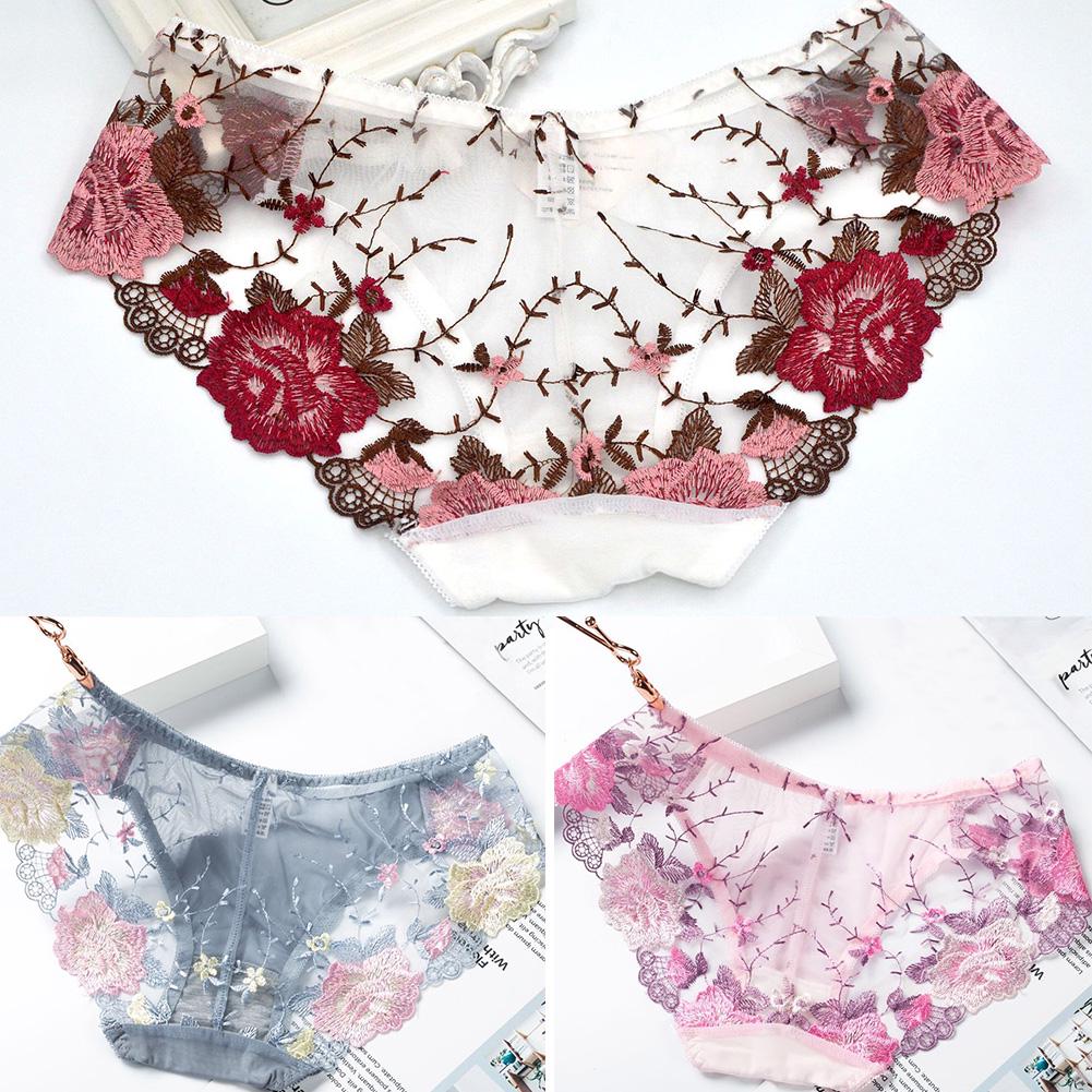 Buy Women Ladies Underwear Lace Briefs Knickers Lingerie Panties at ...