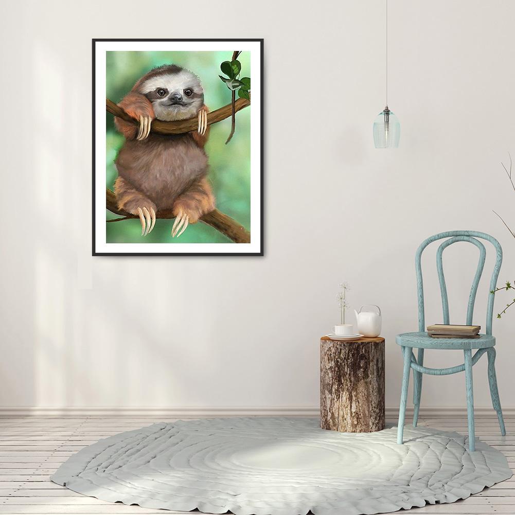 Cheap Sloth Full 5D DIY Square Drill Mosaic Picture Diamond Painting ...