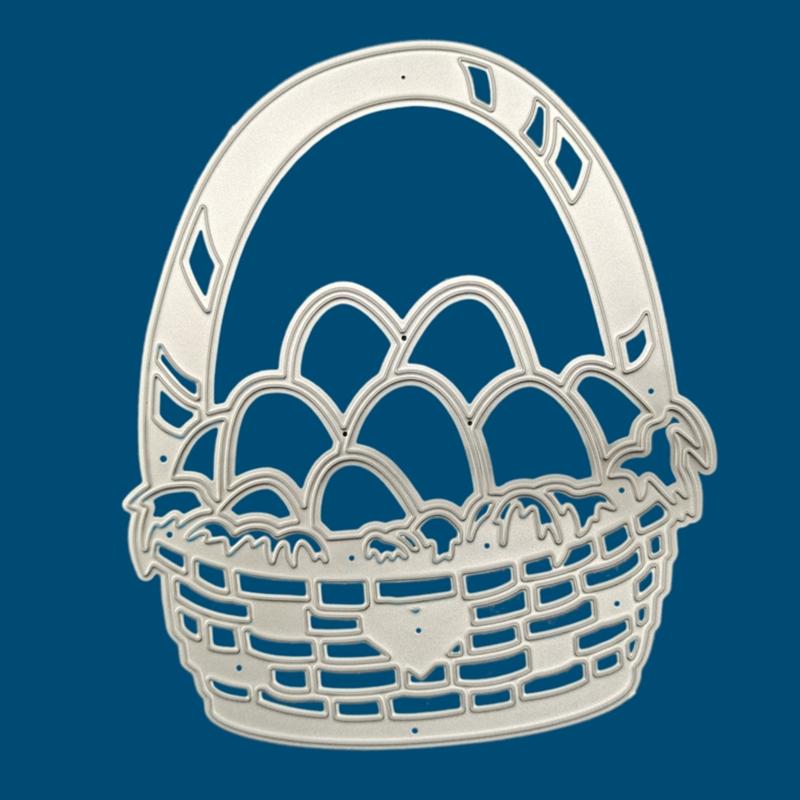 Papercraft Craft Supplies & Tools Cute Basket Craft Die Wicker Basket ...