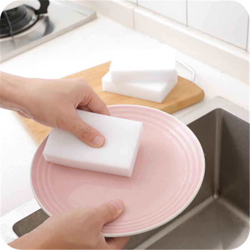 Buy 1 Pc Sponge Magic Wipe Kitchen Clean Sponge Block Household ...