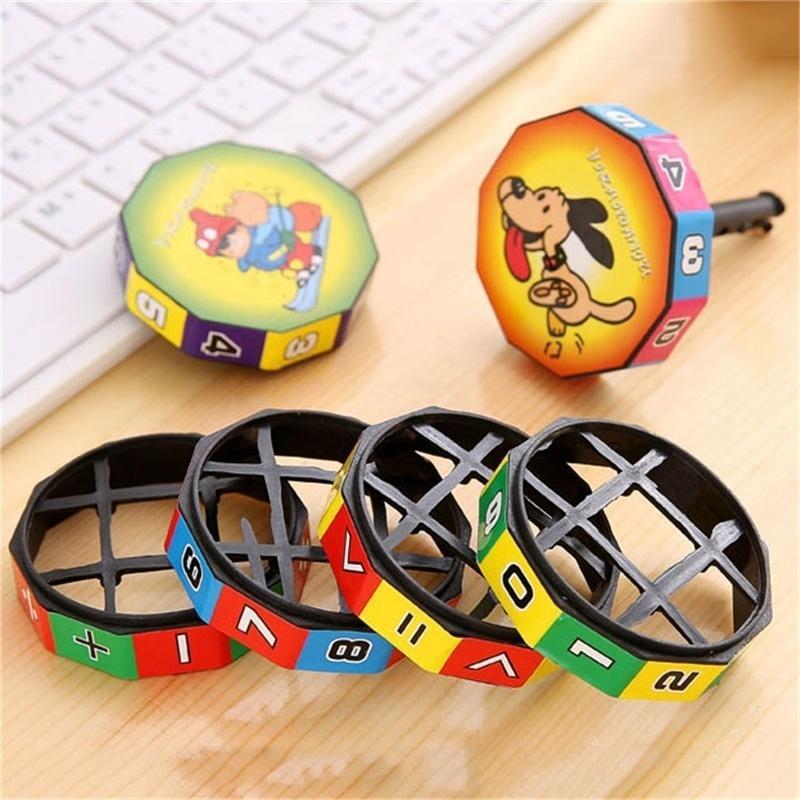 Buy Cylindrical 6 Numbers Magic Cube Toy Puzzle Game Gift Stickers ...