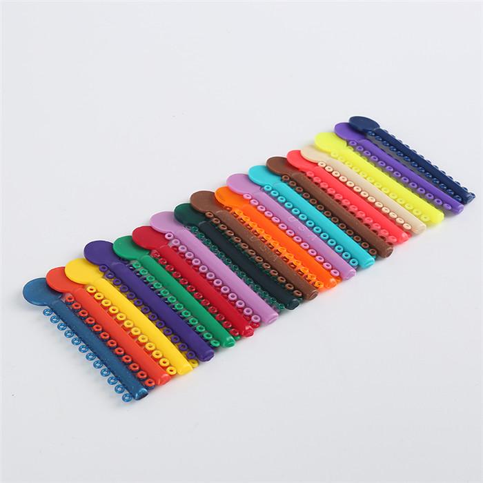 Buy 40pcs Sticks Multi Color Dental Ligature Ties Orthodontics Elastic ...