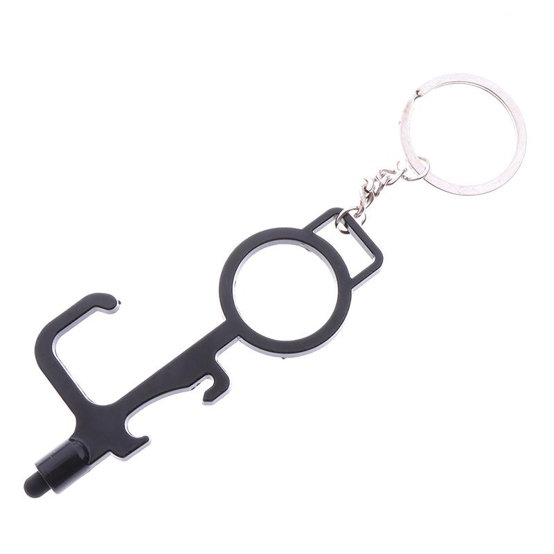 1PC Latest EDC Keychain No Touch Hand Tool Versatile Clean Key Door ...