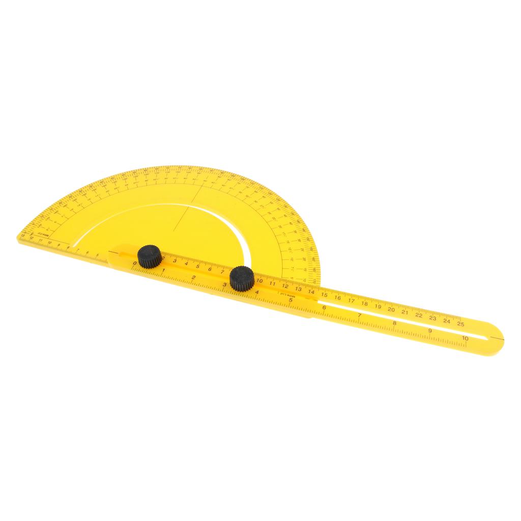 Buy Plastic Protractor 0180Degree Angle Finder Gauge Rotation Ruler ...
