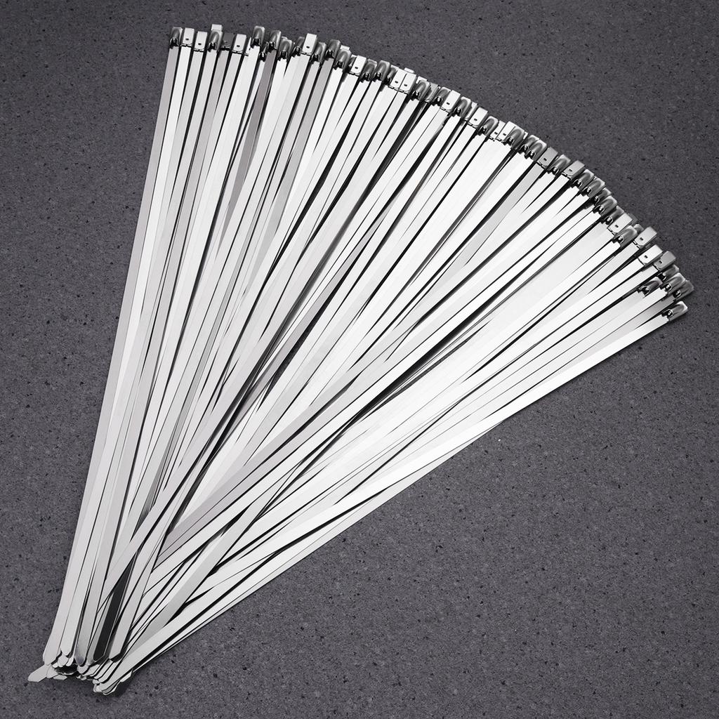 Buy BESTOMZ 100pcs 4.6mm*300mm Anti-rust Cable Ties Locking Ties Zip ...