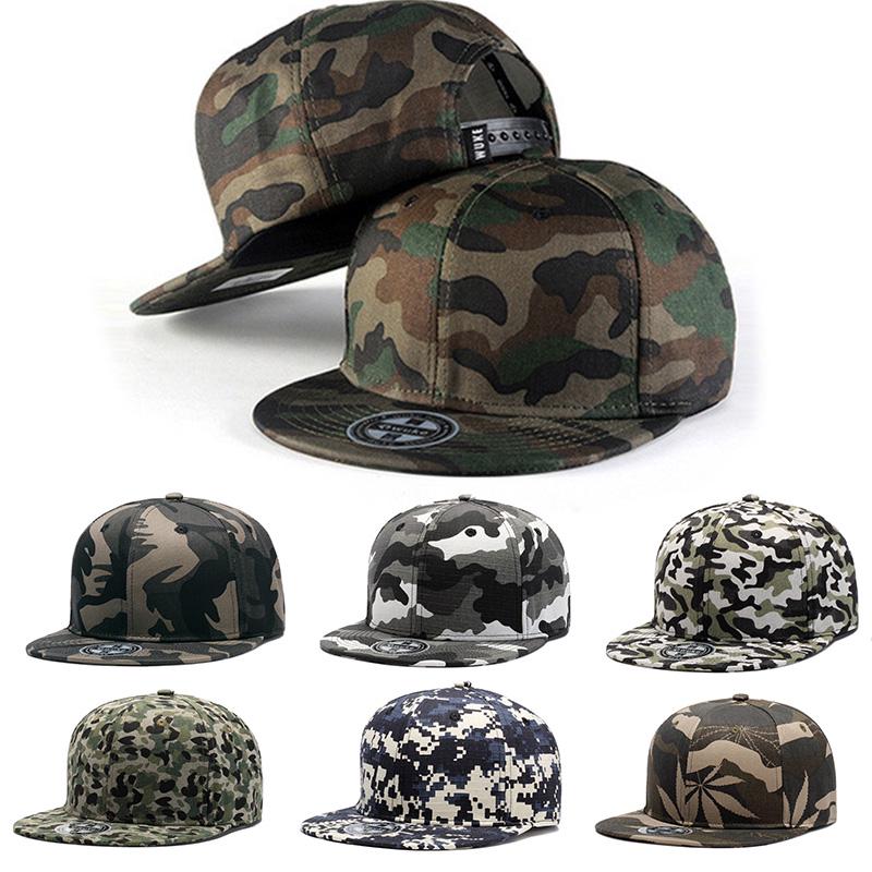 Buy Unisex Adjustable Camouflage Printed Hip-hop Baseball Cap at ...