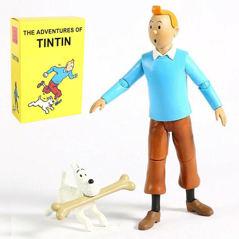 Buy The Adventures of Tintin Tintin and Milou Action Figure Collectible ...