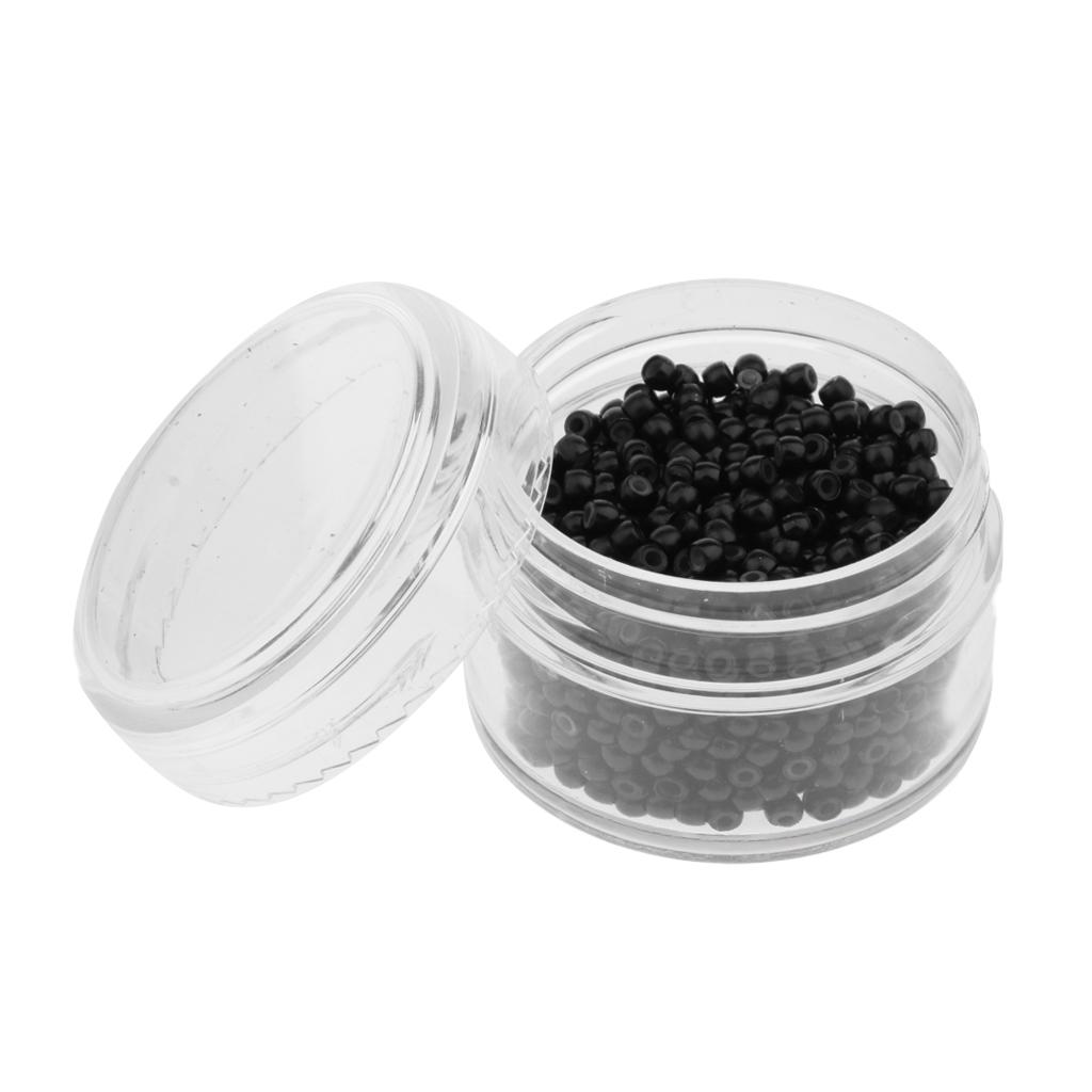 Buy 1000pcs 3mm Silicone Lined Micro Ring Links Beads For Hair ...