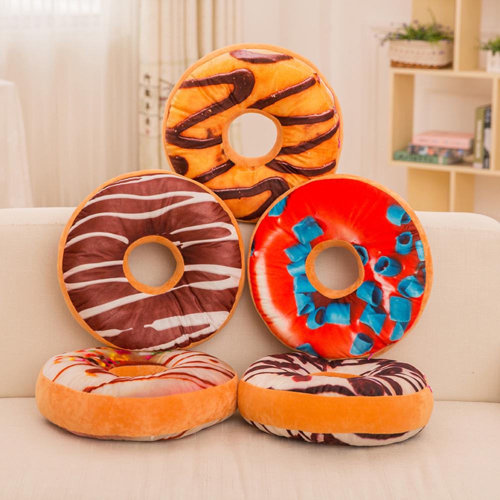 Buy 11 Styles Doughnut Donut Shaped Ring Plush Soft Novelty Style ...