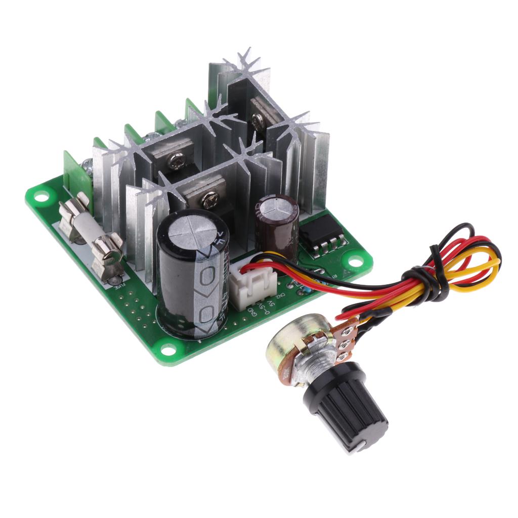 Buy 6V-90V 15A DC Motor Pump Speed Controller Adjustable Control ...