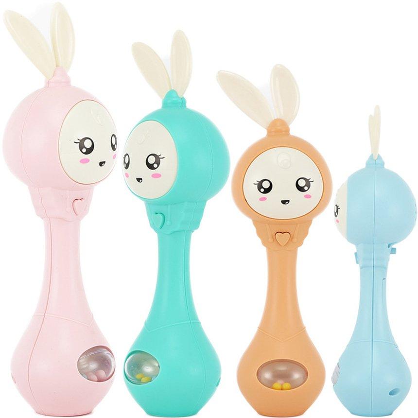 Buy BMS Music Stick Music Flashing Teether Rattle Rabbit Ear Infant ...