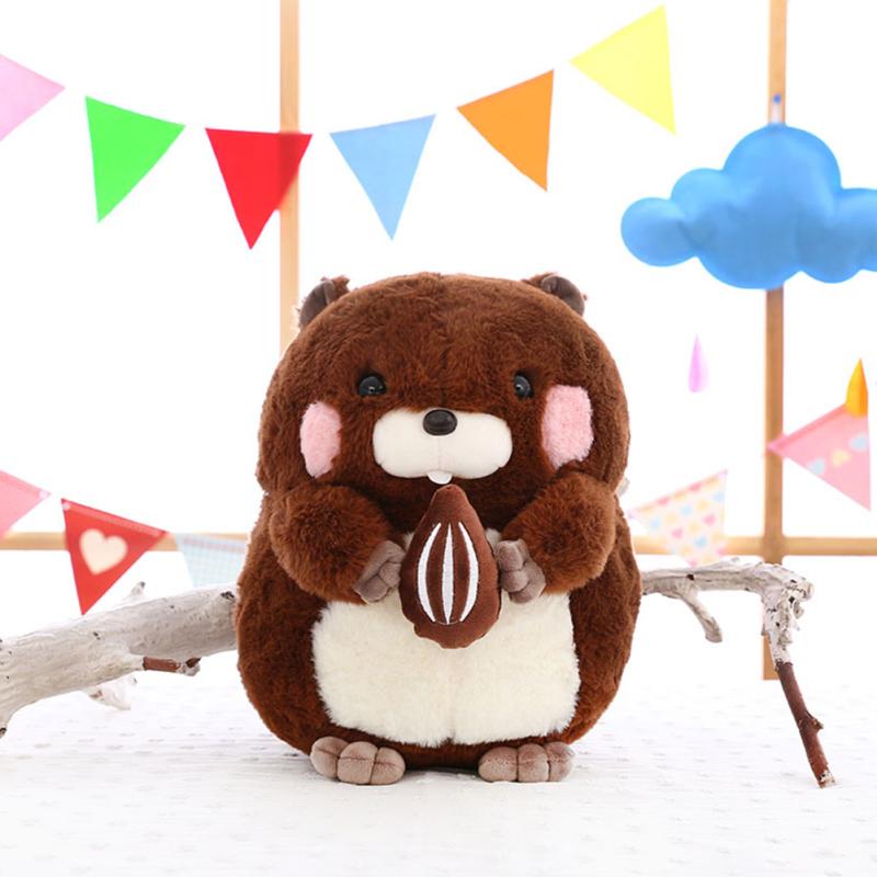 Buy Cute Plush Groundhog Toys Soft Stuffed Woodchuck Doll Gifts for ...