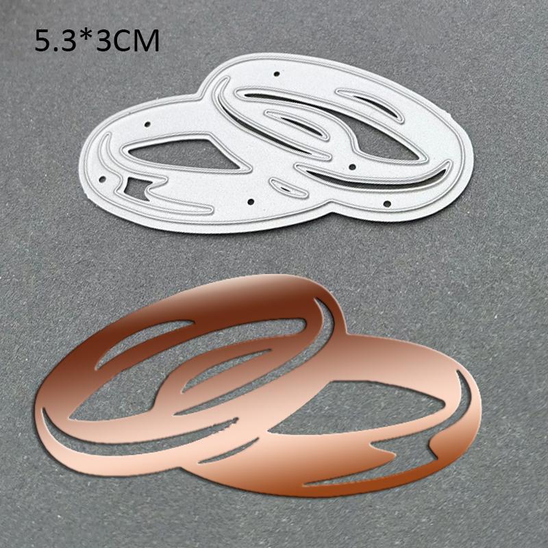 Buy Idh Scribble Circles Metal DIY Cutting Dies Stencil Scrapbook Album ...