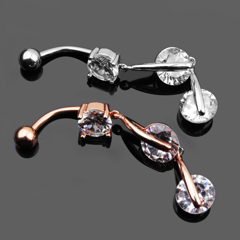 Buy Navel Body Jewelry Dangle Sexy Belly Button Rings Belly Bars Belly ...