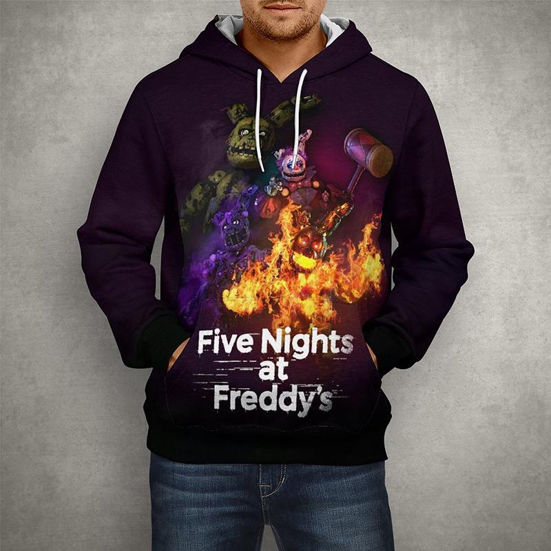 Cumpără New Fnaf Streetwear Hoodies Men 3D Printed Sweatshirts Casual ...