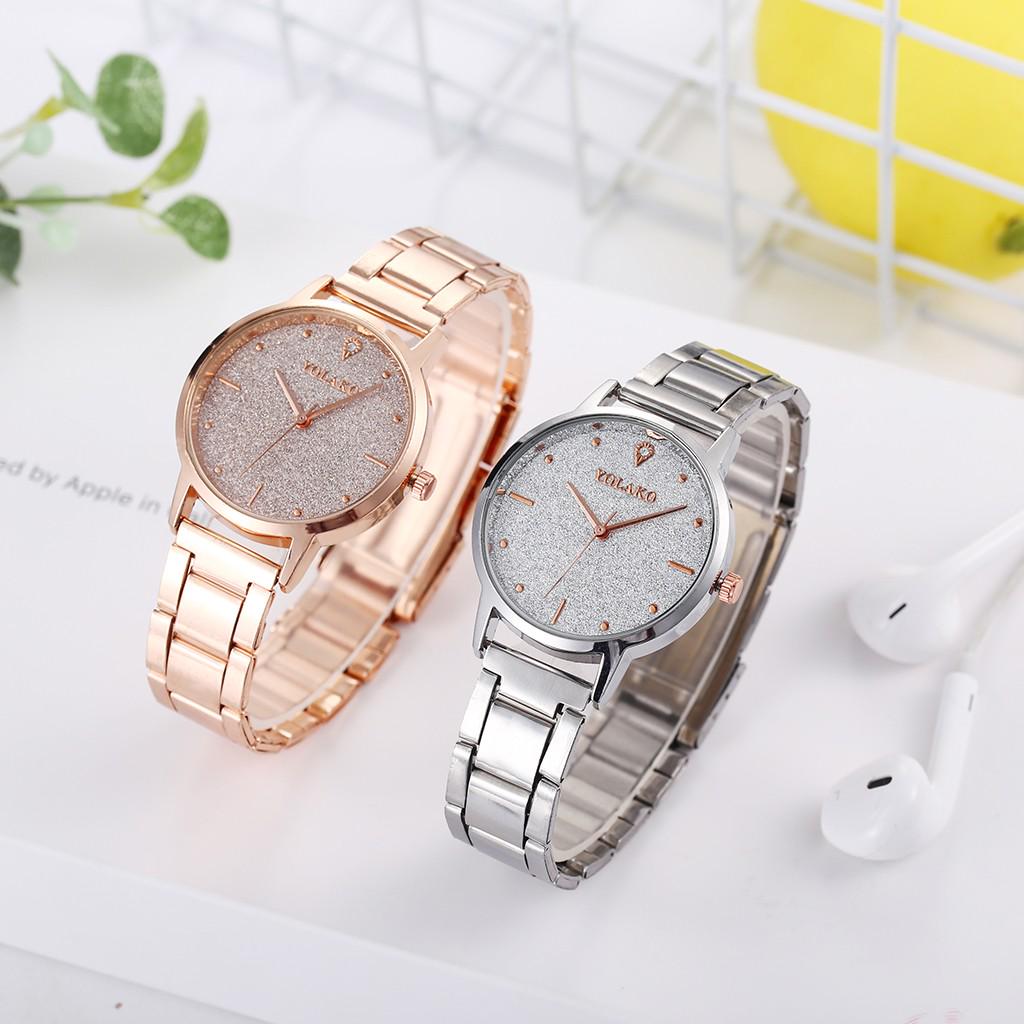Buy YOLAKO Sleek Stainless Steel Minimalist Calendar Mesh Belt Men’s ...