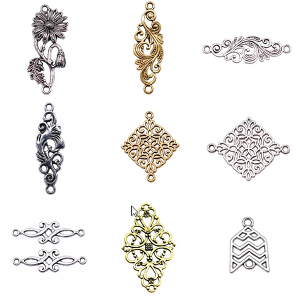 Cheap Flower Connector Charms For Jewelry Making Handmade Supplies For ...